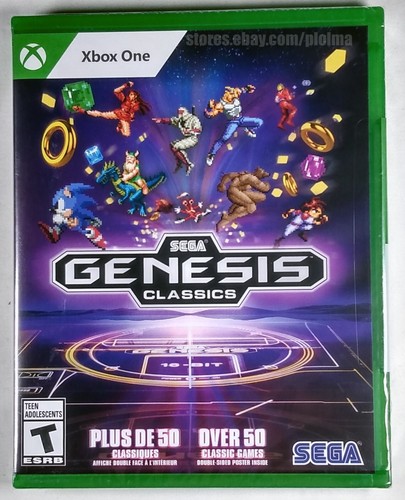 SEGA GENESIS CLASSICS Brand New Sealed XBOX ONE Game XB1 Microsoft ESRB ...