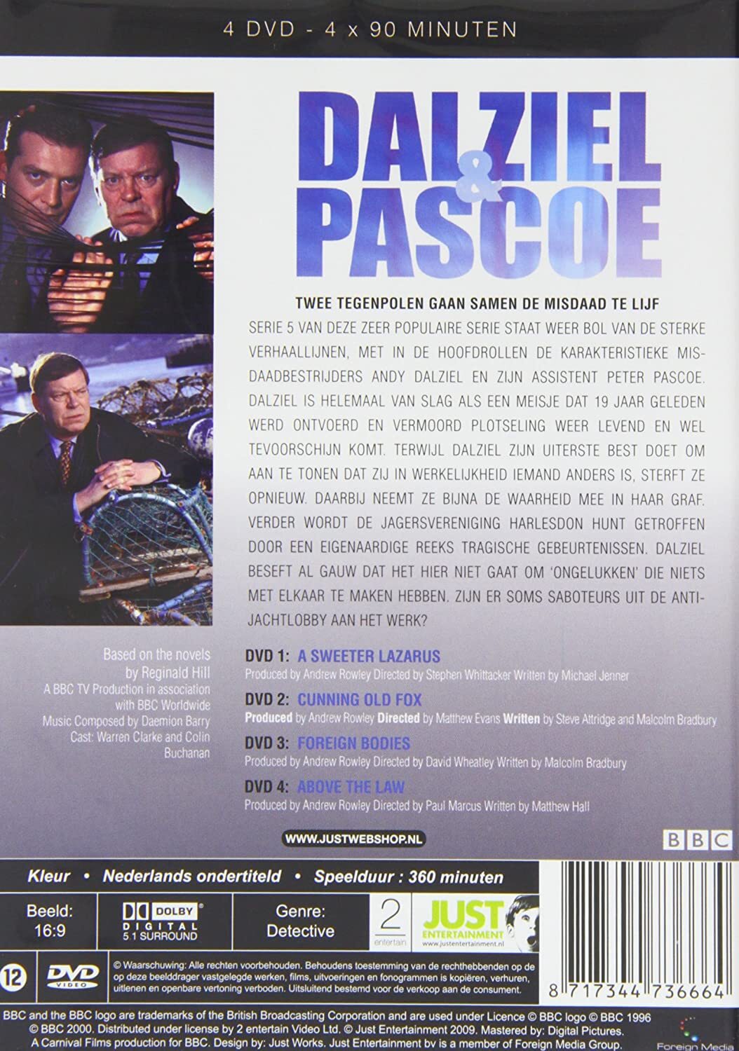 Dalziel & Pascoe - Seizoen 5 (DVD) Warren Clarke Colin Buchanan David ...