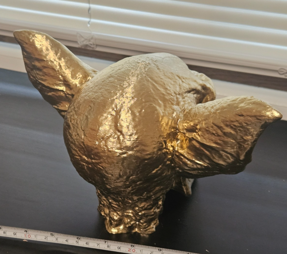 GOLD Skull Goblin Horror Monster Figurine Collectible CUSTOM | eBay