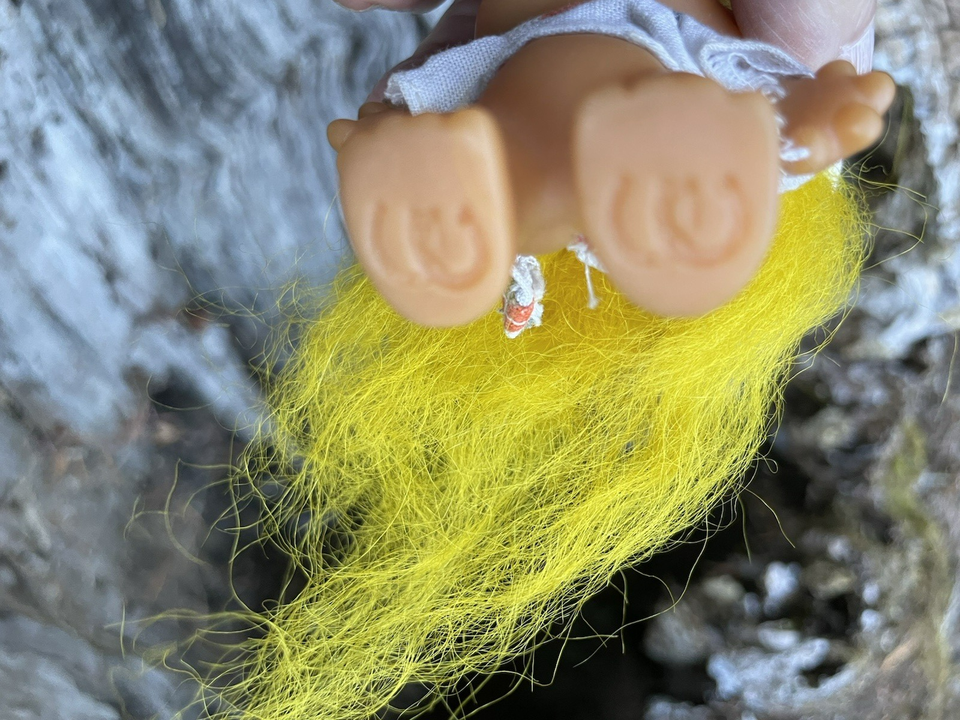 1960s Uneeda Wishnik 3" All Original Troll Doll in Vintage Outfit: DAM ...