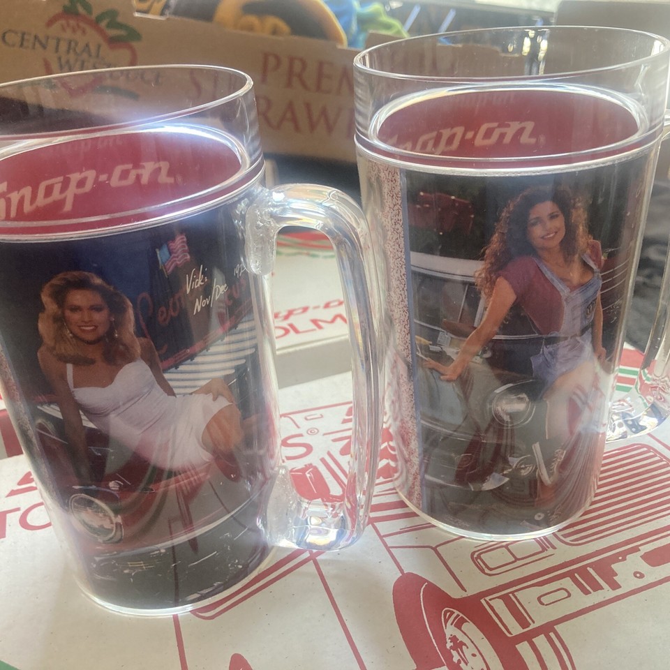 Snap On Tools Mugs Toolmates Playmates Set 6 Cups 1992 Collectors ...