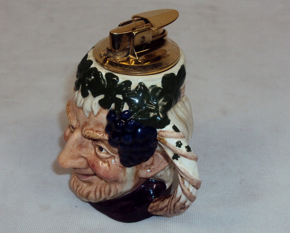 Toby Character Jug "Bacchus" Table Lighter (Small) ~ Royal Doulton ...