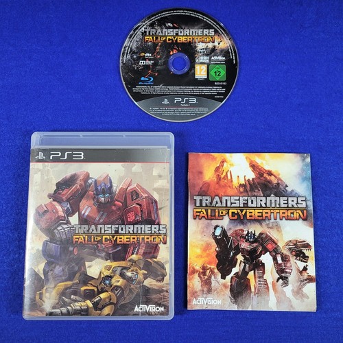 ps3 TRANSFORMERS Fall Of Cybertron *x *RARE VARIANT REVERSIBLE COVER ...
