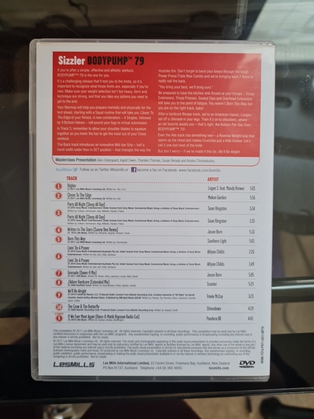 Les Mills BODYPUMP Body Pump 79 DVD + CD Strength Training Home Fitness ...