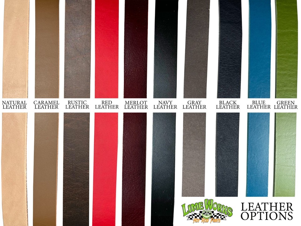 Hot Rod Merlot Leather Hood Strap DLX Aftermarket Kit, Stainless Steel ...