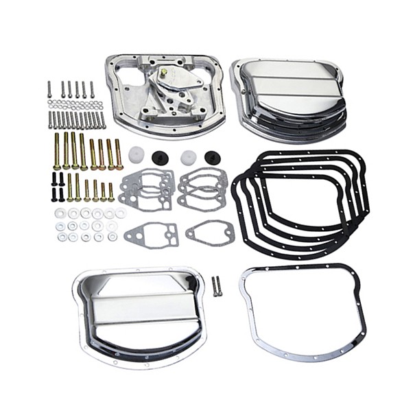 Panhead Valve Rocker Boxes Chrome Top Covers Fit For Evolution FXR ...