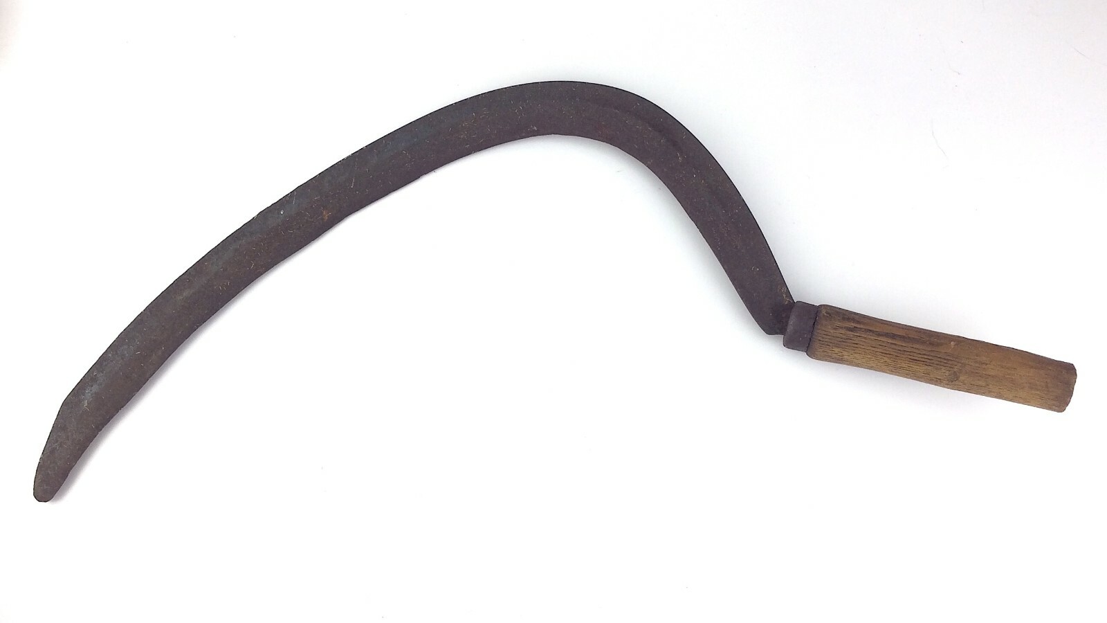 Antique Hand Scythe Sickle Farm Tool Harvest Knife Wood Handle S207 | eBay