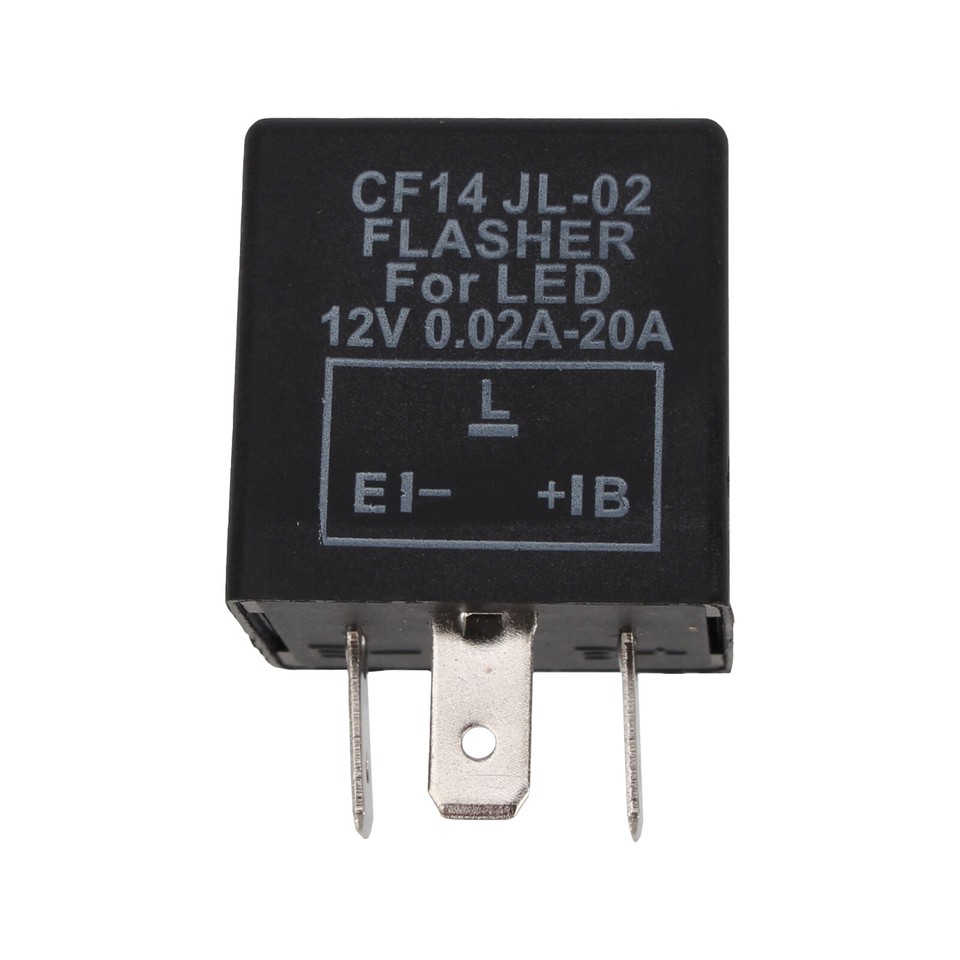 Turn Signal Hazard LED Flasher Relay CF14 3Pin JL-02 Fix Fast Hyper ...