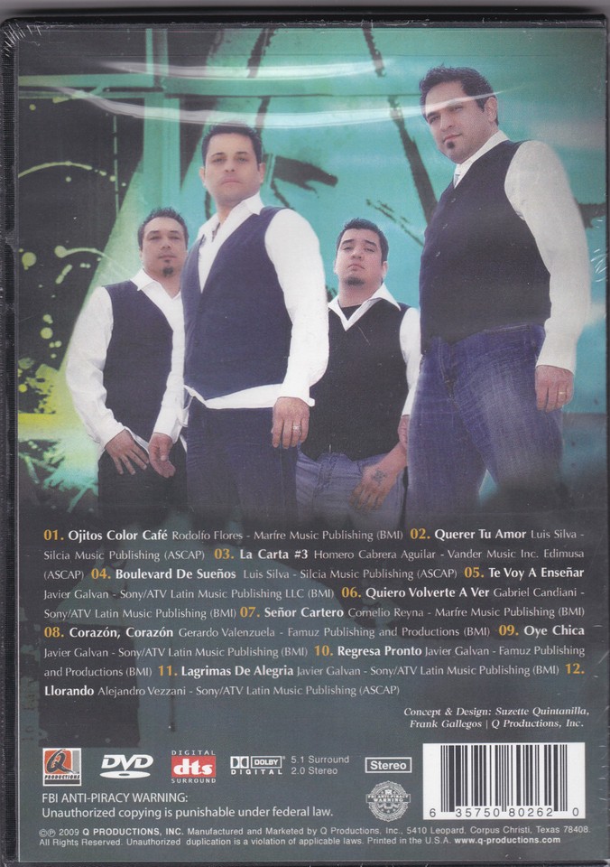 *DVD-Fama with Javier Galvan- "En Vivo/Live- Tejano DVD *SEALED! {S2 ...