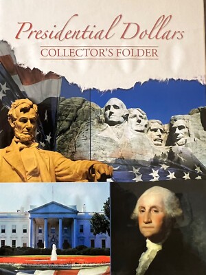 Presidential Dollars - Official Whitman Coin Collectors Folder 44 Holes ...