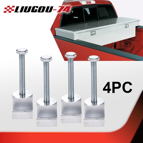4pcs Tool Box Mount J Hook Toolbox Pickup Rail Mounting Clamp Tiedown ...