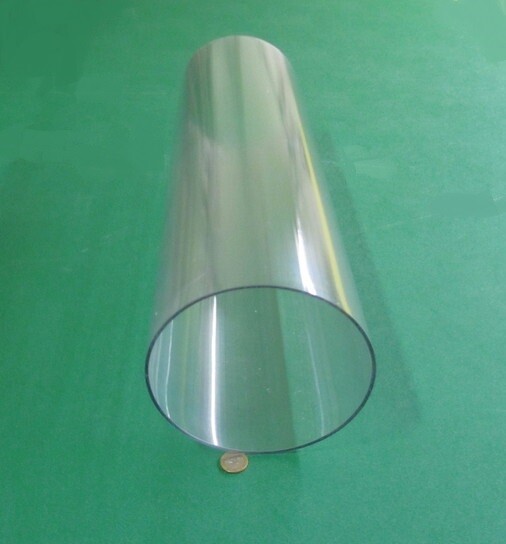 Polycarbonate Lexan Clear Tube / Tubing 7.00" x 6.75" (7.0" x 6 3/4 ...
