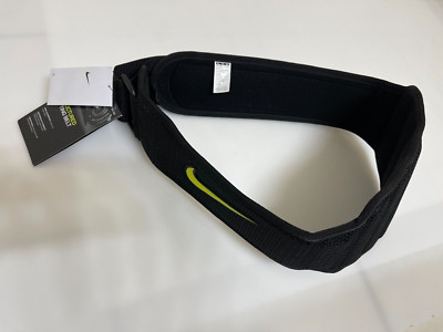 Nike Structured Weight Lifting Training Belt 2.0 Size XL Black Volt NEW ...
