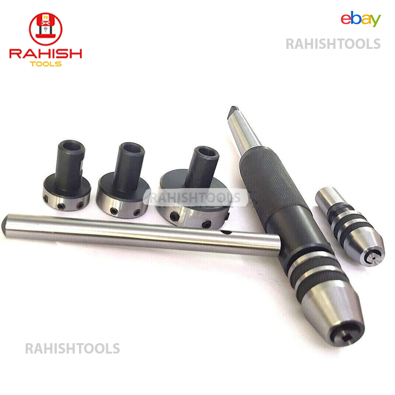 Lathe Tailstock Tap And Die Holder Set Sliding Type MT2 Shank Imperial ...