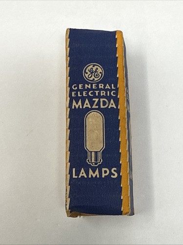 Antique Vintage Edison Mazda Lamps Frosted Bulb General Electric NOS FN ...