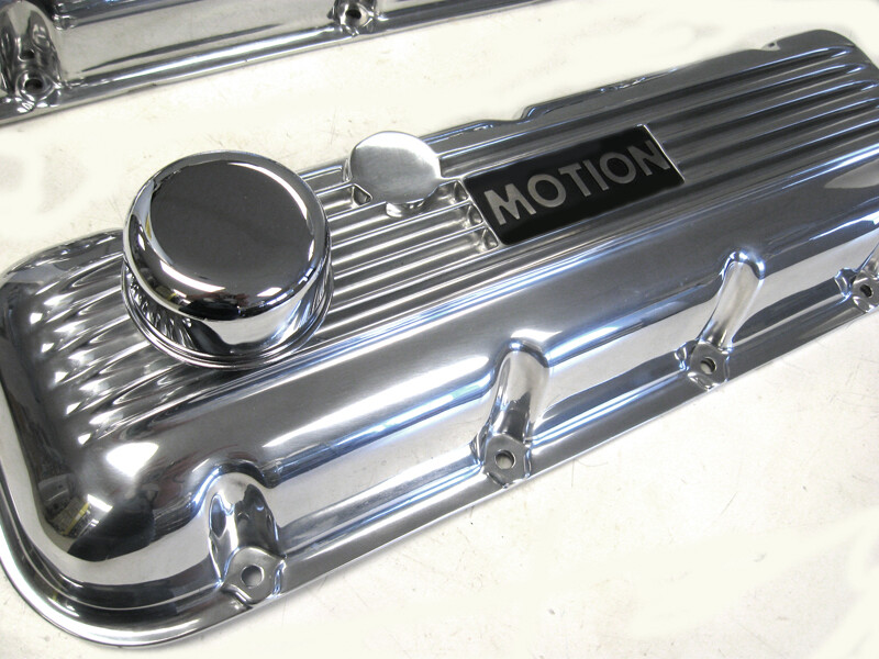 1965-73 CHEVY BALDWIN MOTION EMBOSSED VALVE COVERS PAIR RARE BIG BLOCK ...