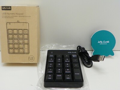 Jelly Comb USB Numeric Keypad Black | eBay