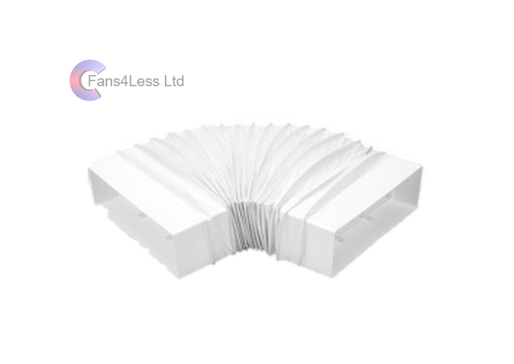 Flat Rectangular Ducting 220x90 Extractor Ventilation Heat Recovery Fan ...