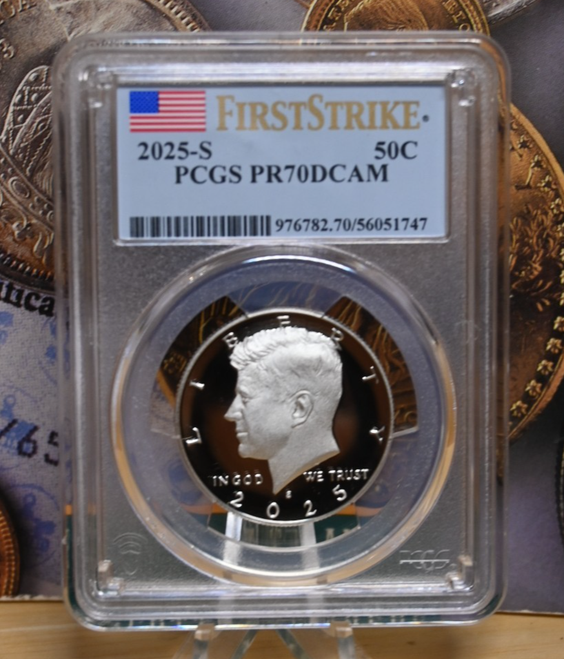 2025-S Kennedy Half Dollar PCGS PR70 DCAM "First Strike Label" | eBay