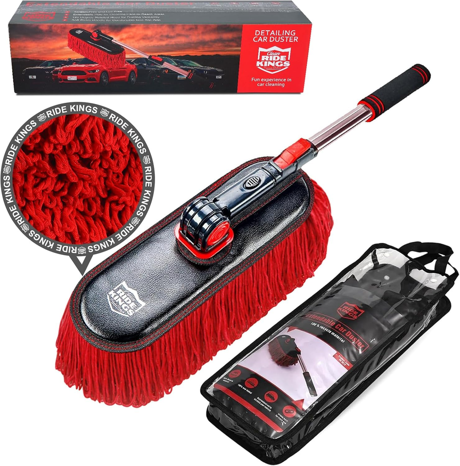 Car Duster Exterior Scratch Free,Soft Car Brush Kit for Truck,Suv,Rv ...