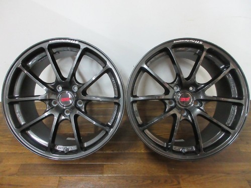 Set Of 2, Rays Made Subaru Sti Performance 18In8.5J 53 5 Hole Pcd114.3 ...