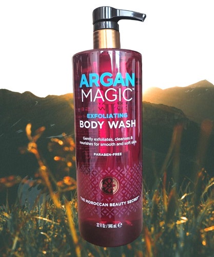 THE MOROCCAN BEAUTY SECRET ~Argan Magic Exfoliating Body Wash 32oz Paraben Free 605923471106| eBay