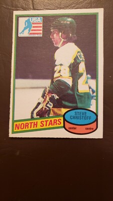 1980-81 O-PEE-CHEE RC #103 USA STEVE CHRISTOFF NORTH STARS NMMT HOCKEY ...