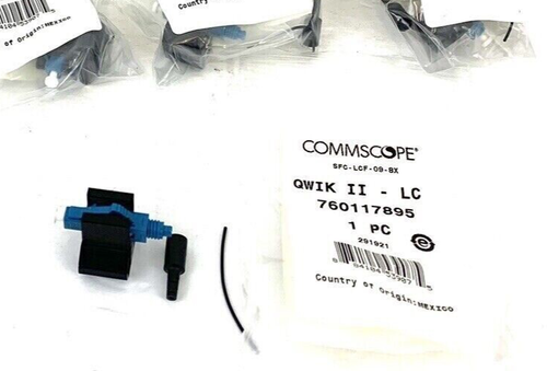 [QTY 20] Commscope SFC-LCF-09-8X QWIK II LC SM Fiber Optic Connector ...