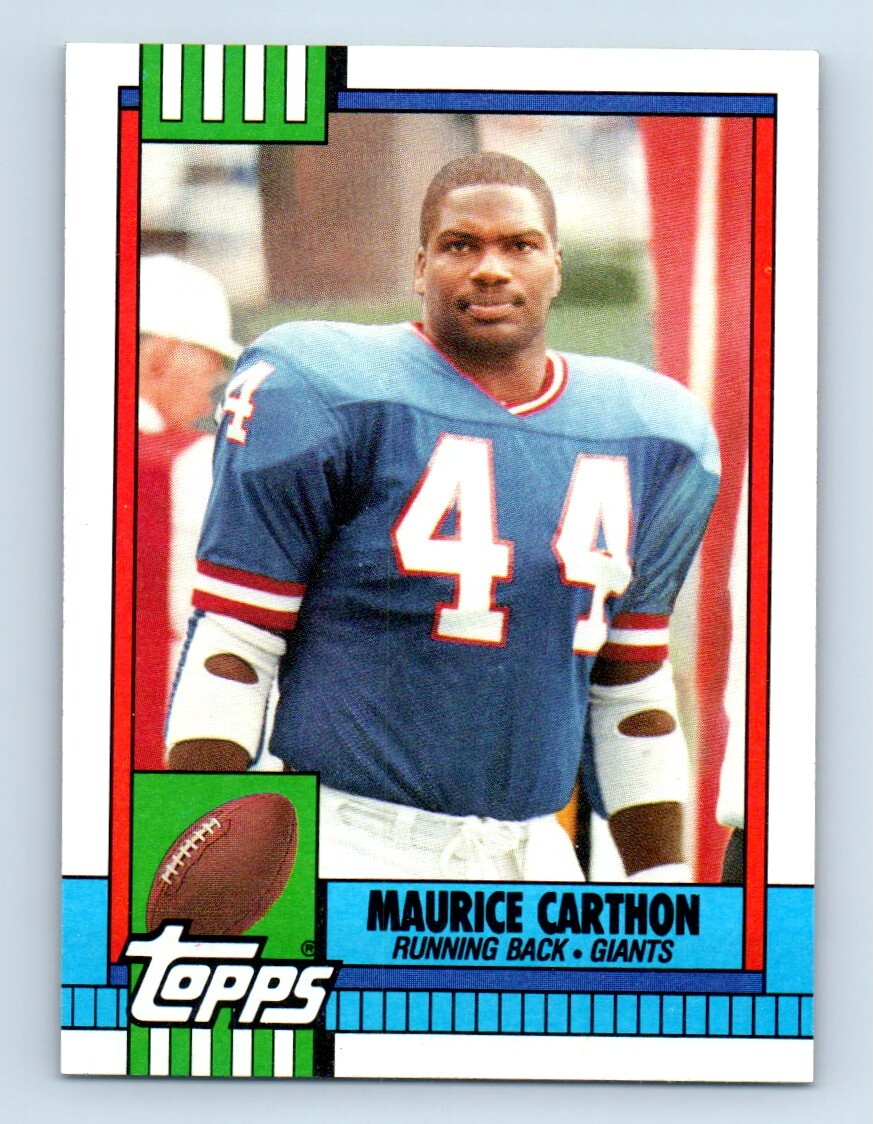 1990 Topps Maurice Carthon New York Giants #63 | eBay