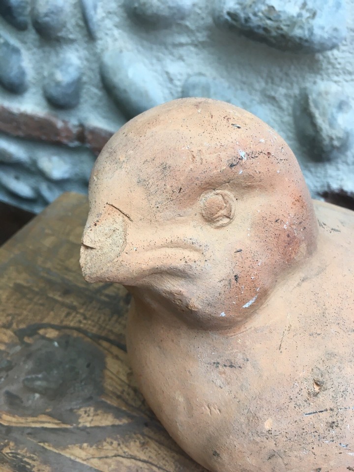 Beautiful Bird Terracotta Sculpture Carved Statue Animals Animal 1960 ...
