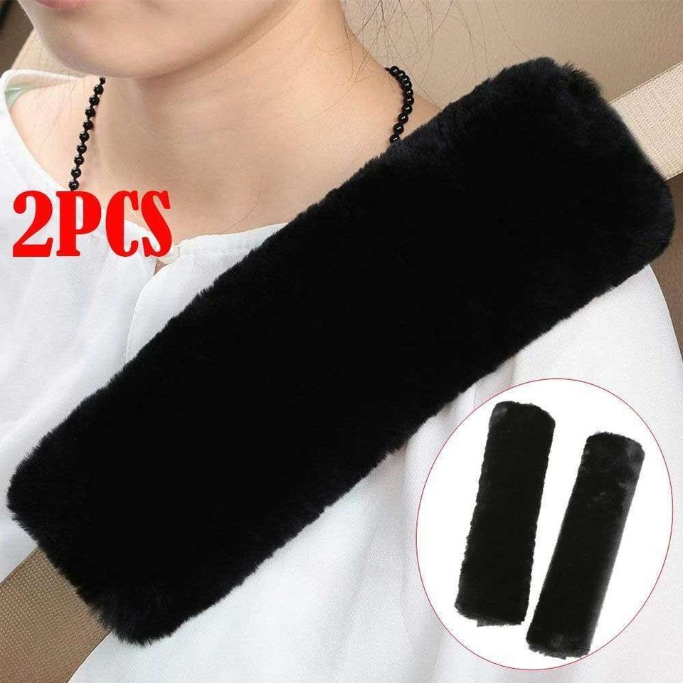 2PCS Universal Seat Belt Cover Soft Shoulder Pad Protector Car Truck ...