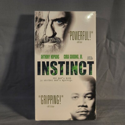 Instinct (VHS Tape, 1999) Anthony Hopkins Cuba Gooding Jr NEW SEALED ...