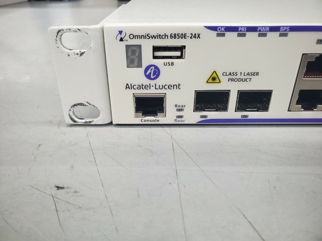 Alcatel-Lucent OS6850E-24X Omni Switch 6850E-24 Port 10 Gigabit 10 Gb SFP for sale online | eBay