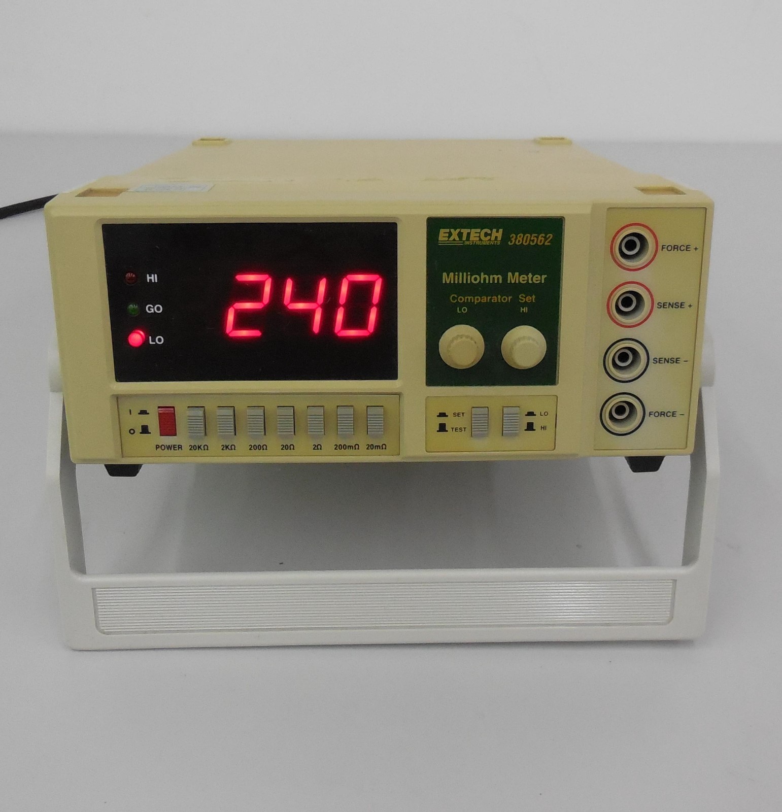 Extech 380562 milliohm meter 220VAC | eBay