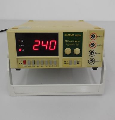 Extech 380562 milliohm meter 220VAC | eBay
