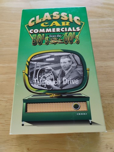 VTG Car 50s 60s Classic Commercials VHS 1993 Ford Chevy Edsel Buick B35 ...