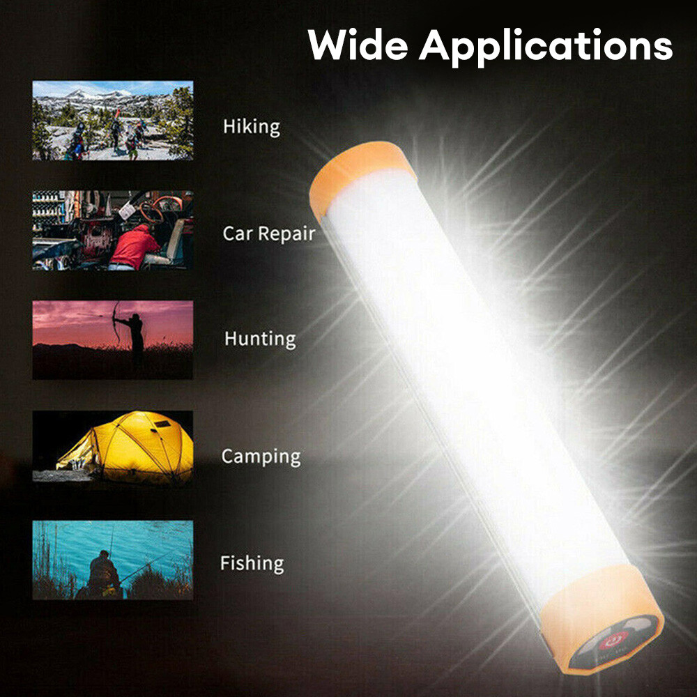 USB Rechargeable LED COB Work Light Mechanic Flashlight Magnetic Base ...