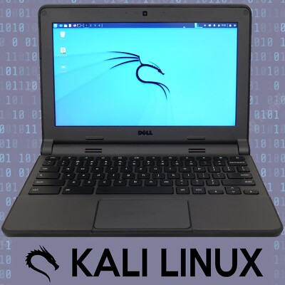 Kali Linux - 11.6" 11 Dell Laptop Intel Celeron 2.16GH 16GB SSD 4GB RAM ...