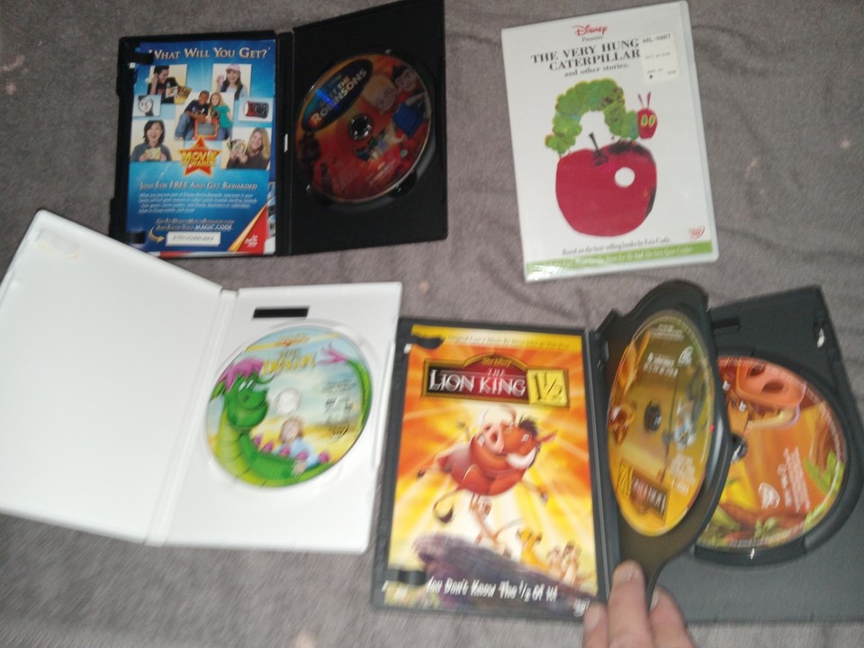 Disney Pixar DVD Lot~Three Musketeers/Jungle Book 1 & 2/Goofy Movie/Toy ...