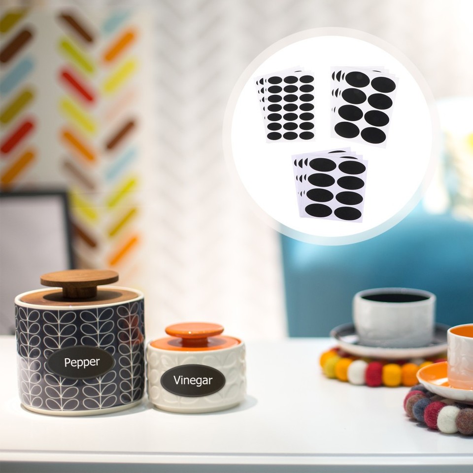 148 Pcs Adhesive Label Stickers Classification Stickers Oval Marking ...