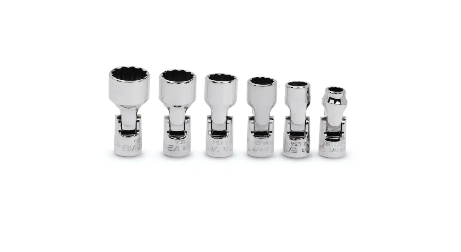 Snap-on Tools USA 6pc 1/4" Drive SAE 12 Point Swivel Socket Set 106TMUA ...