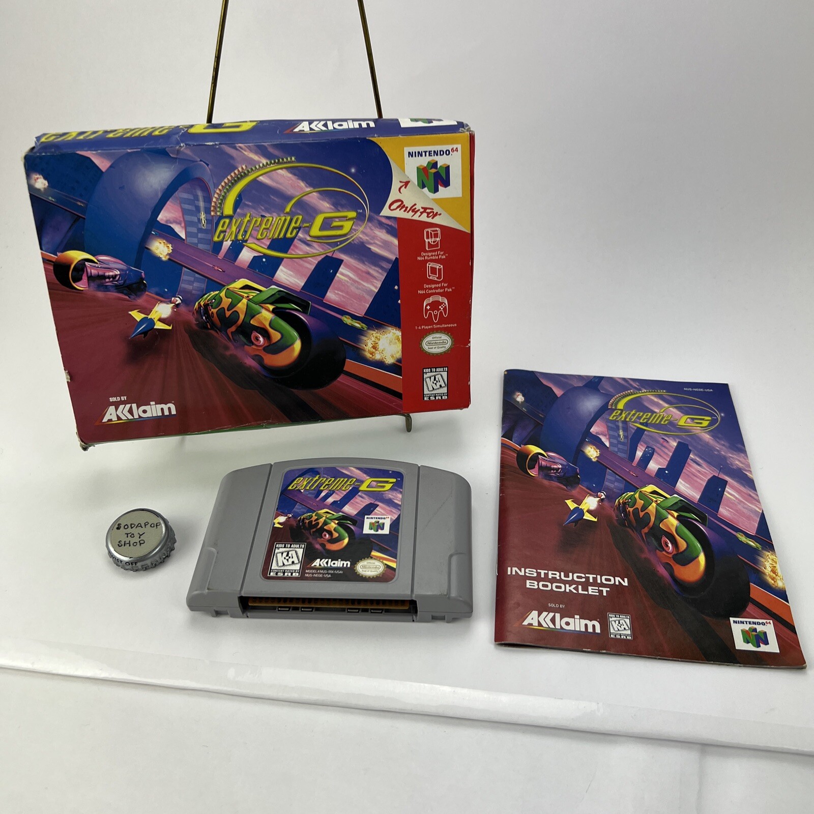 Extreme-G N64 Nintendo Authentic Box Manual and Game | eBay