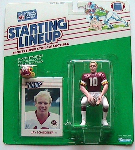1988 ROOKIE STARTING LINEUP - SLU - NFL - JAY SCHROEDER - WASHINGTON ...