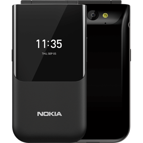 Nokia 2720 V Flip NOKTA1295 4G LTE Verizon KaiOS 4GB 512MB Black Cell ...