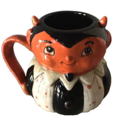 Halloween Johanna Parker Little Devil Coffee Mug Ceramic Holiday ...