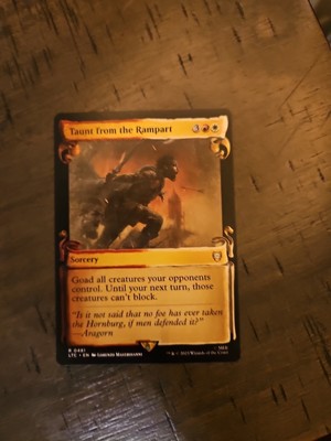 Taunt from the Rampart (Showcase Scrolls) - Near Mint English MTG | eBay