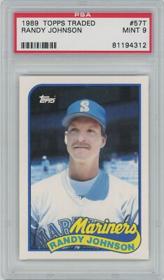 1989 Topps Traded Randy Johnson #57T PSA 9 | eBay