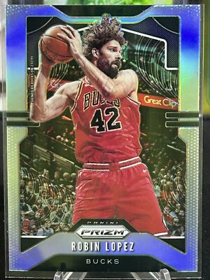 Robin Lopez Milwaukee Bucks 2019-20 Panini Prizm Prizms Silver | eBay