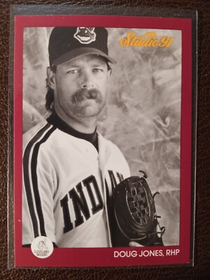DOUG JONES INDIANS 1991 STUDIO BY LEAF BASEBALL CARD #46 | eBay