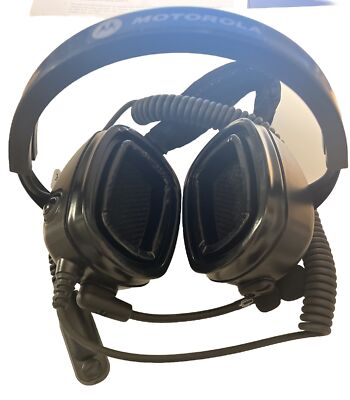 Motorola PMLN6852A Heavy Duty Headset,Push To Talk Yes | eBay
